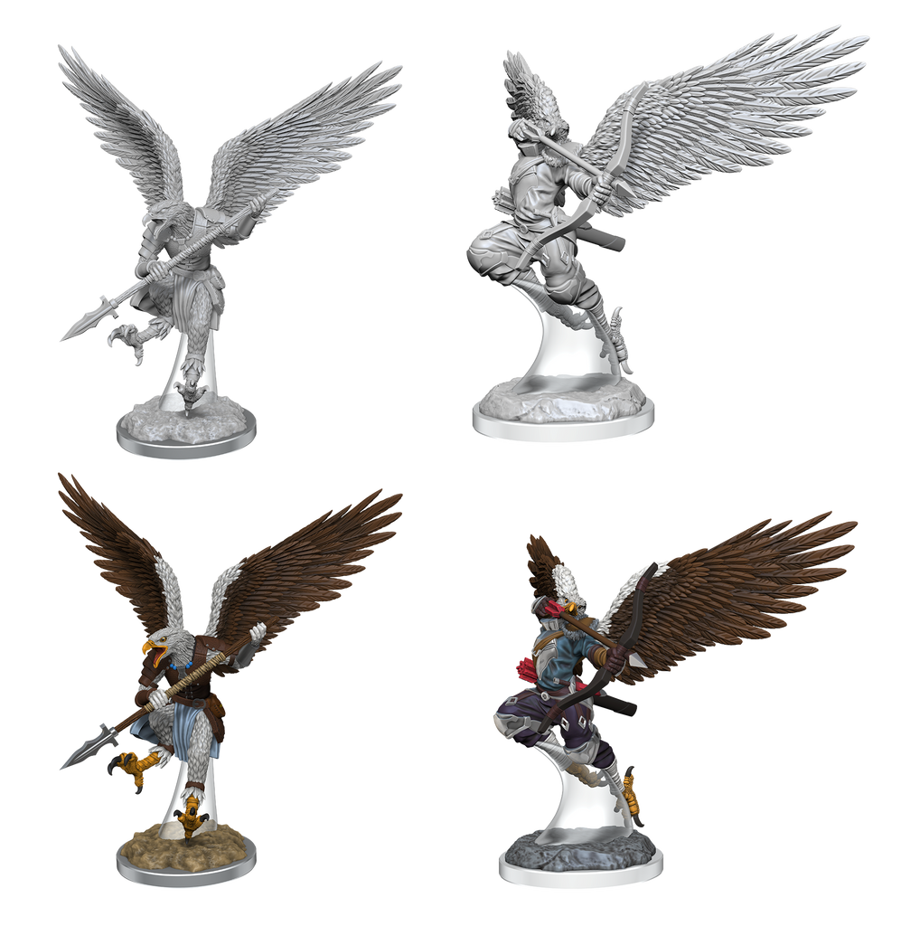 Nolzur's Marvelous Miniatures: Aarakocra Fighters